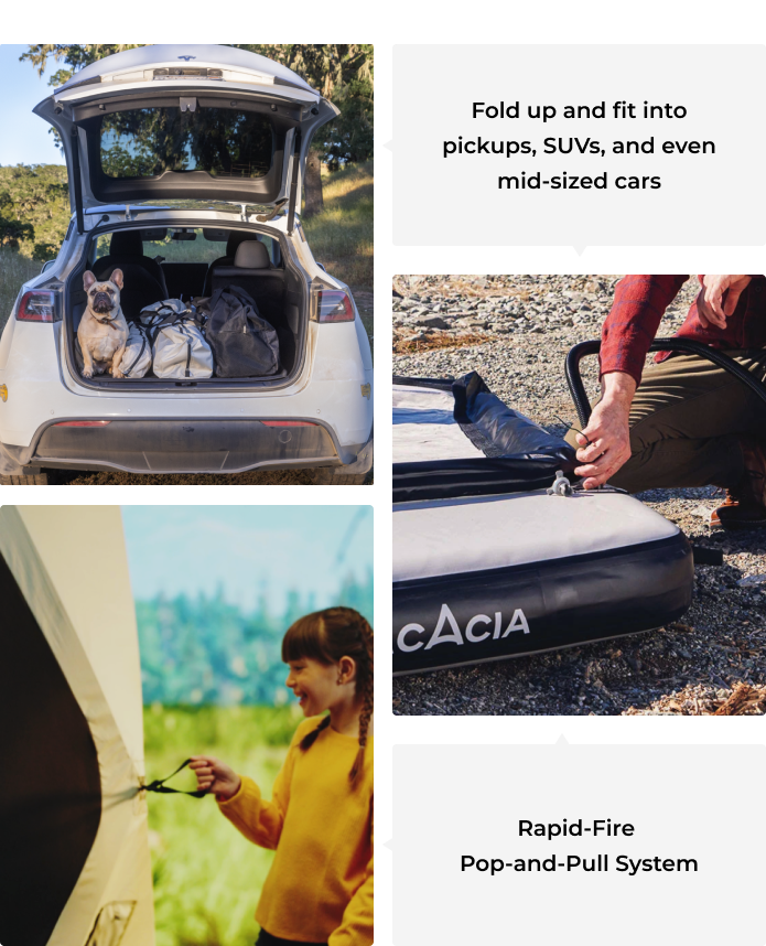 Space Acacia -World's First 3-In-1 Camping System by Acacia Inc - Indiegogo