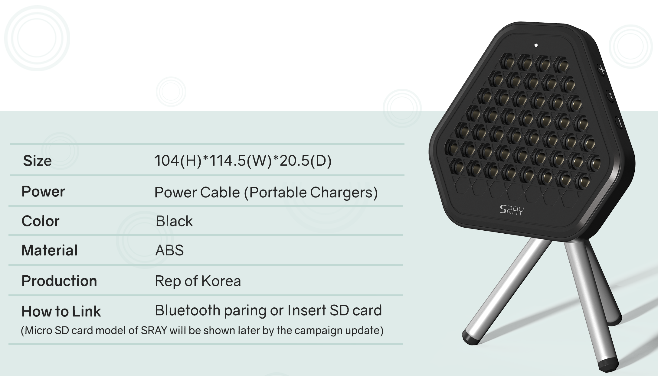 SRAY : World's Smallest Directional Speaker by CatchFlow - Indiegogo