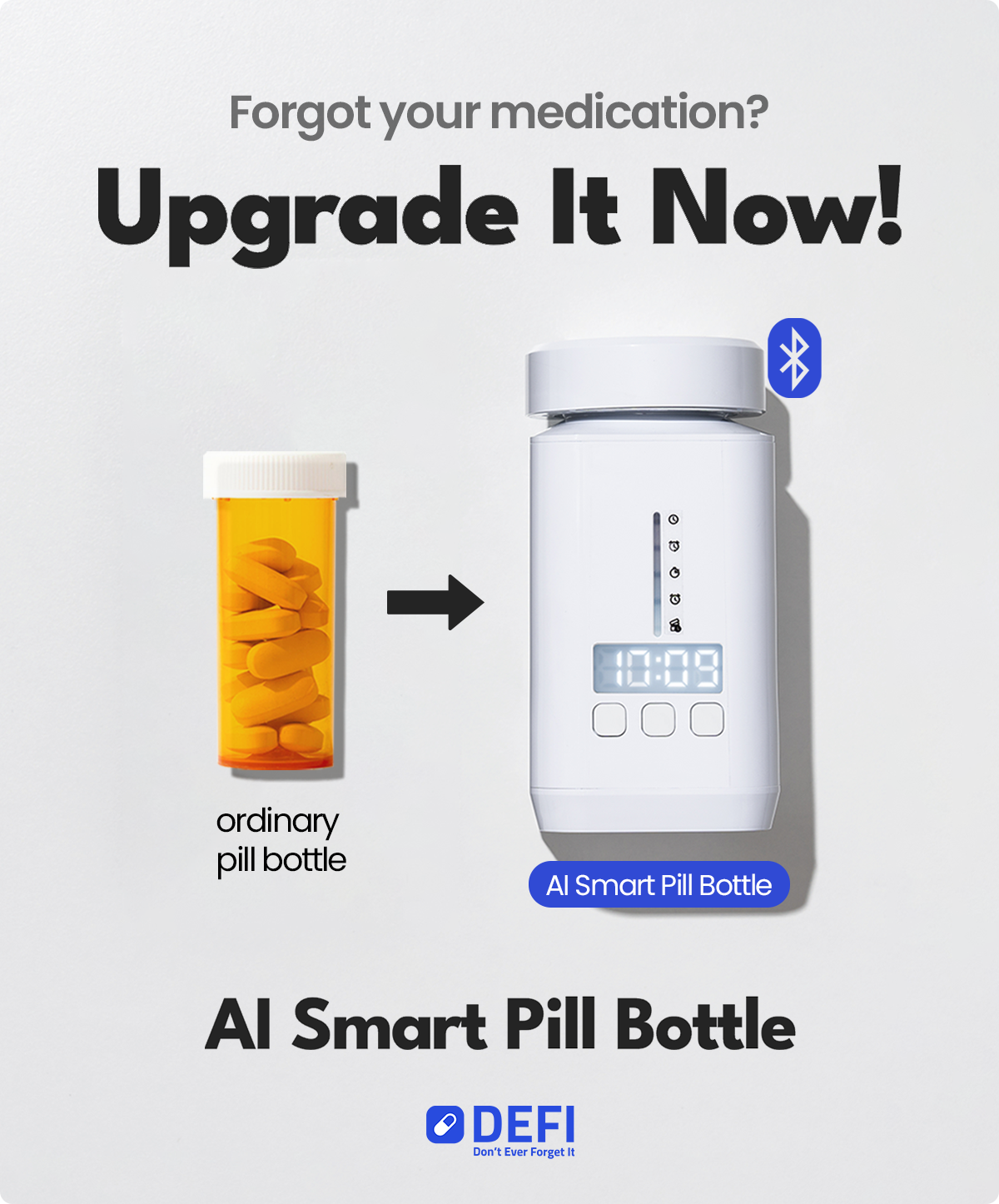 AI Smart Pill Bottle - Don’t Ever Forget Your Meds by DEFI Global ...