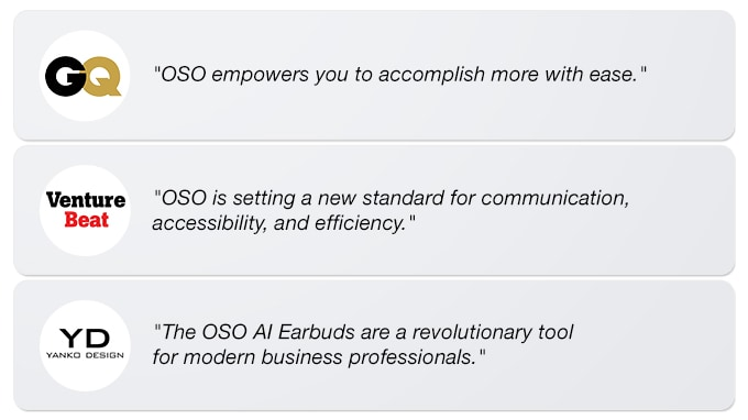 OSO AI Earbuds: Omnipresent Personal AI Assistant by AIOSO LLC - Indiegogo