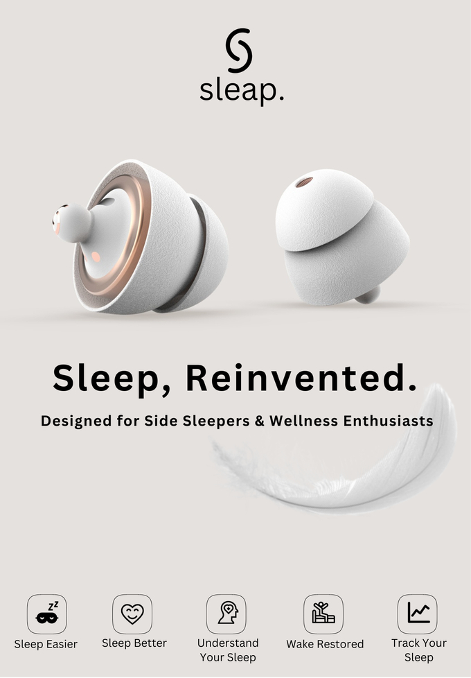 Sleap - The World’s First Invisible Sleep Earbuds by Sleap Earbuds ...