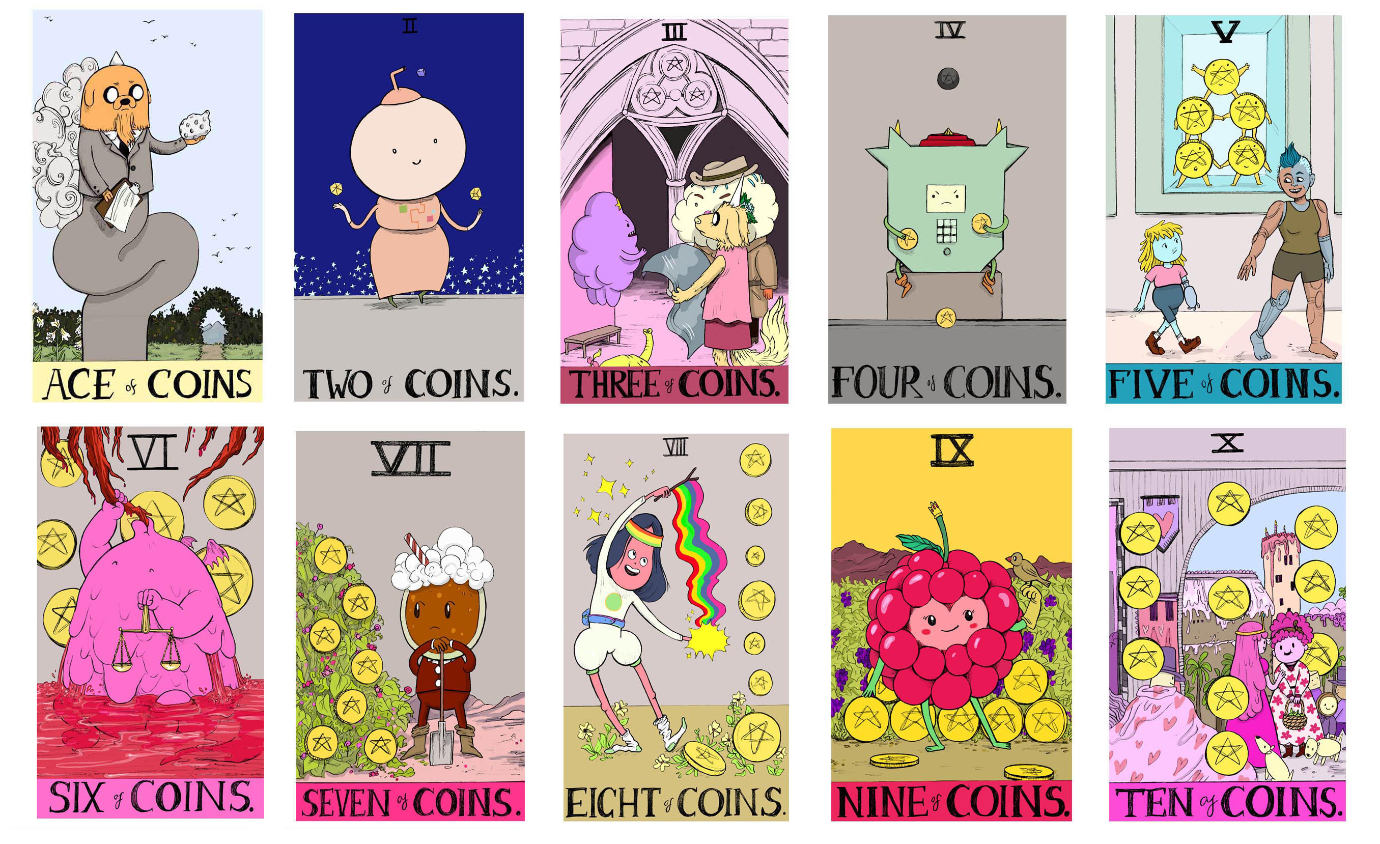 Adventure Time tarot deck by Katherine Hillier - Indiegogo