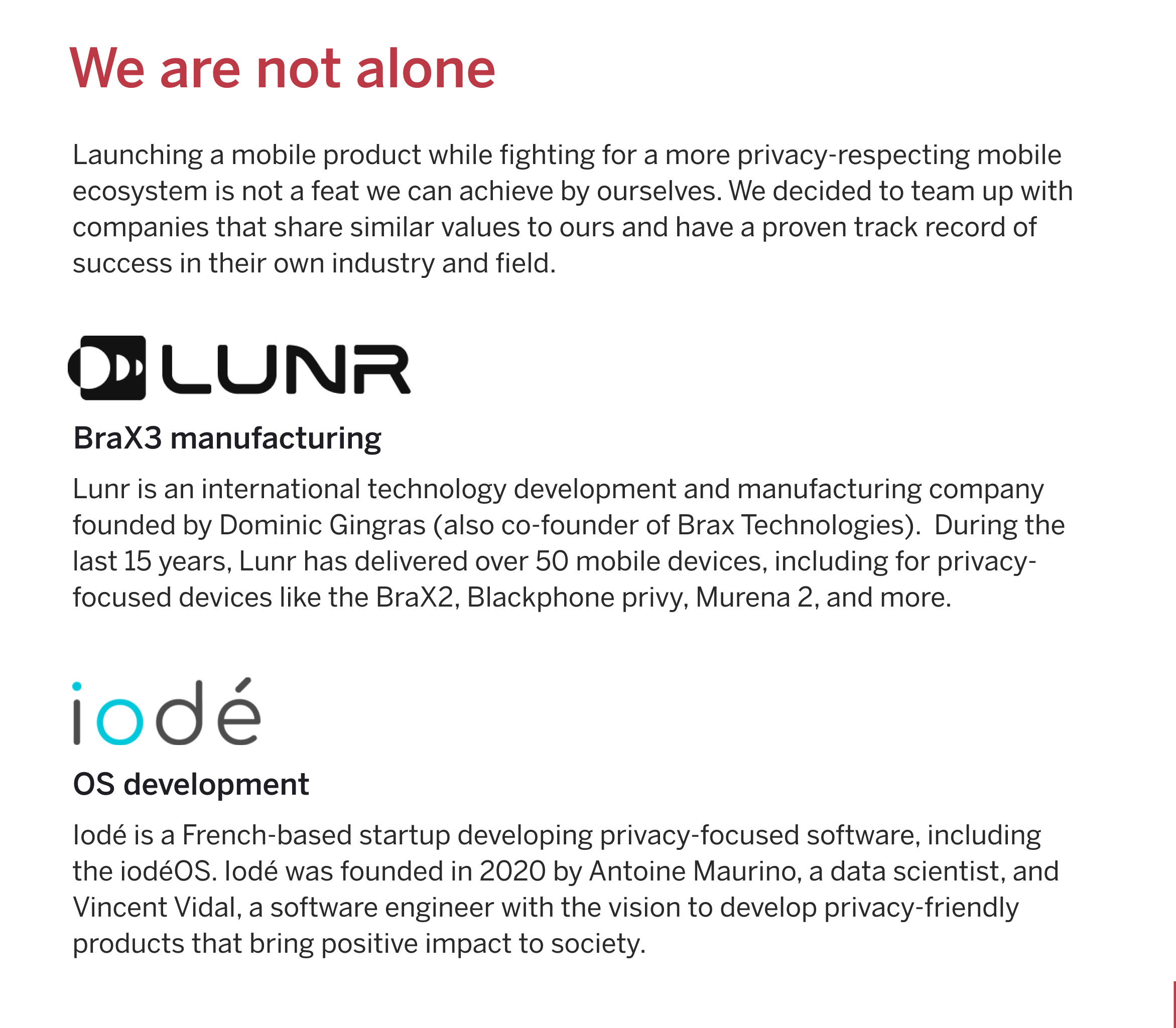 BraX3: the most privacy-friendly smartphone! by Brax Technologies PBC ...