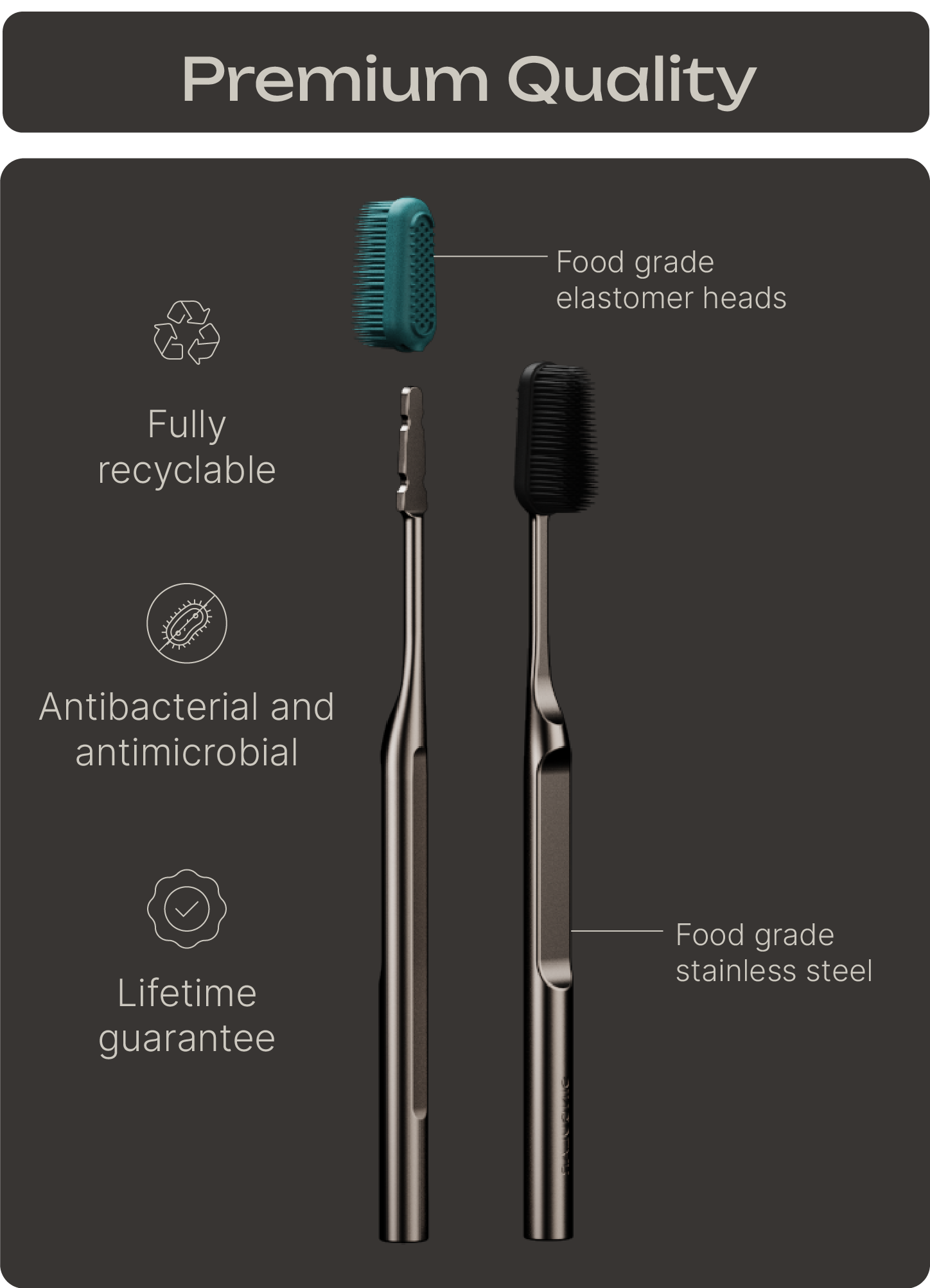 World first stainless-steel reusable toothbrush by Singular Care ...