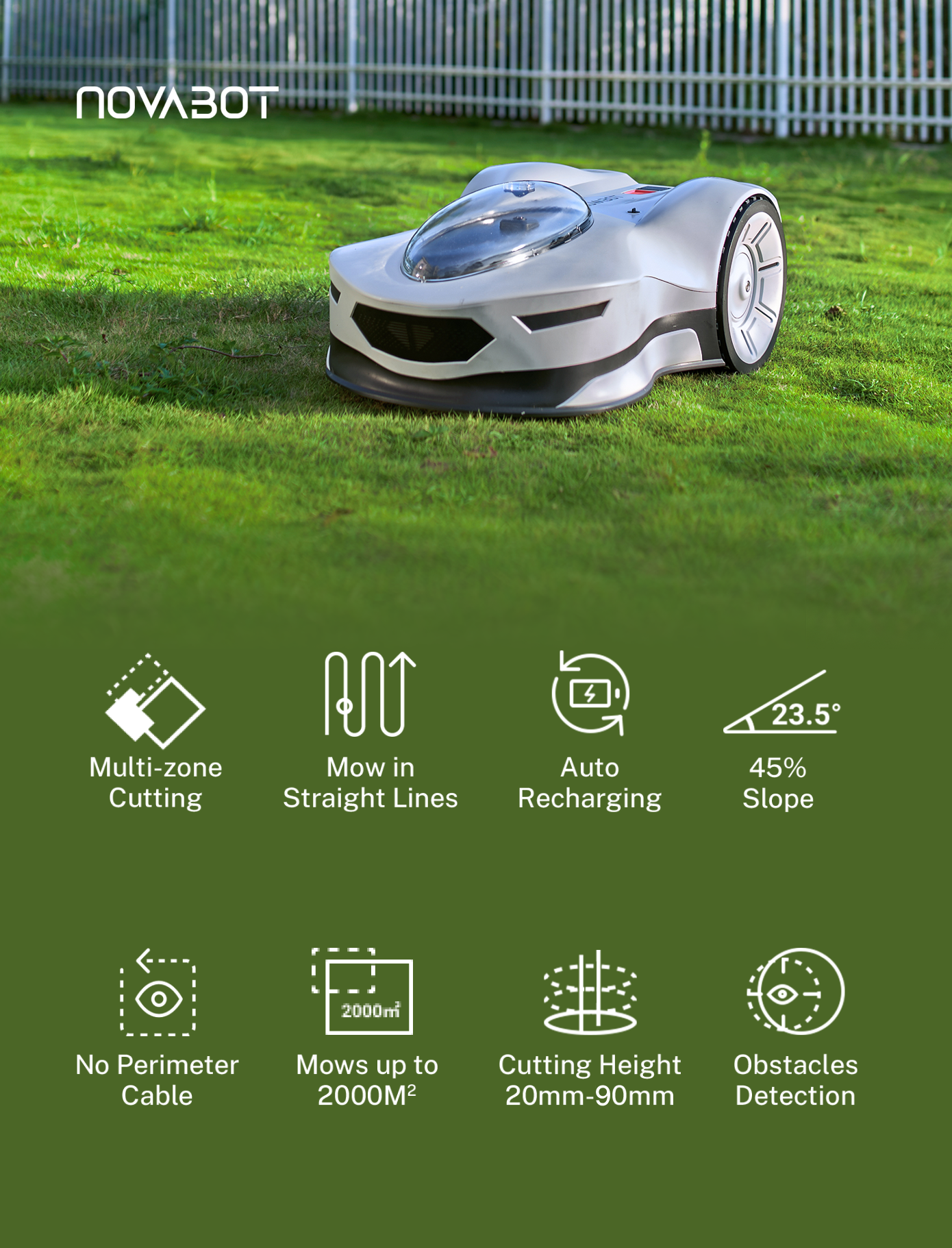 Novabot - Revolutionary Autonomous Lawn Care Robot by Novabot LFI ...