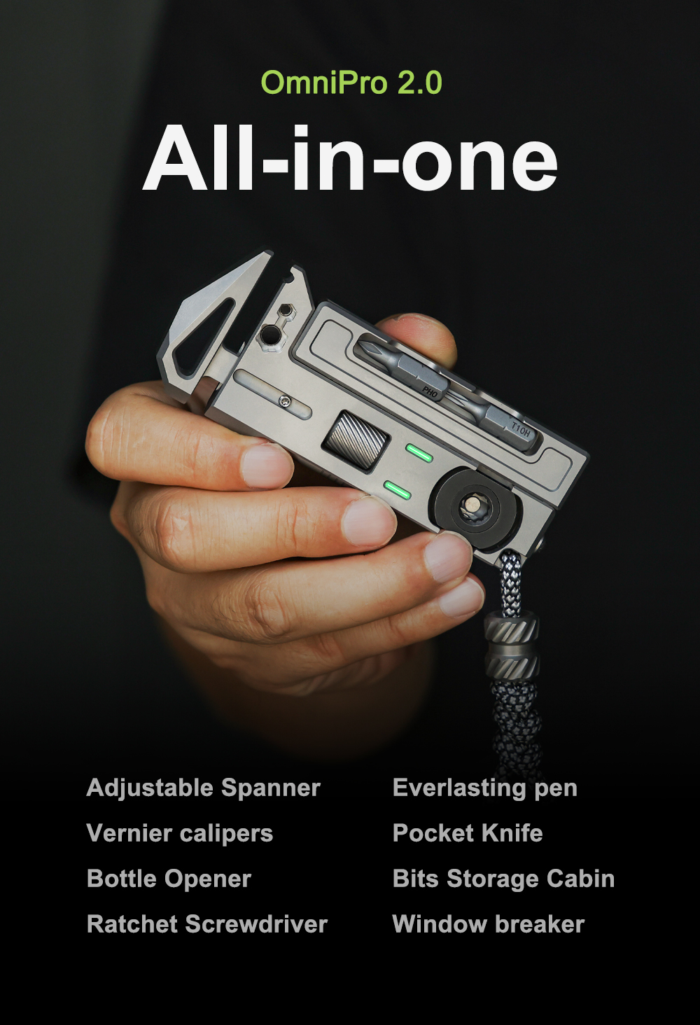 OmniPro 2.0: The Titanium Wrench That Does It All by IF - Indiegogo