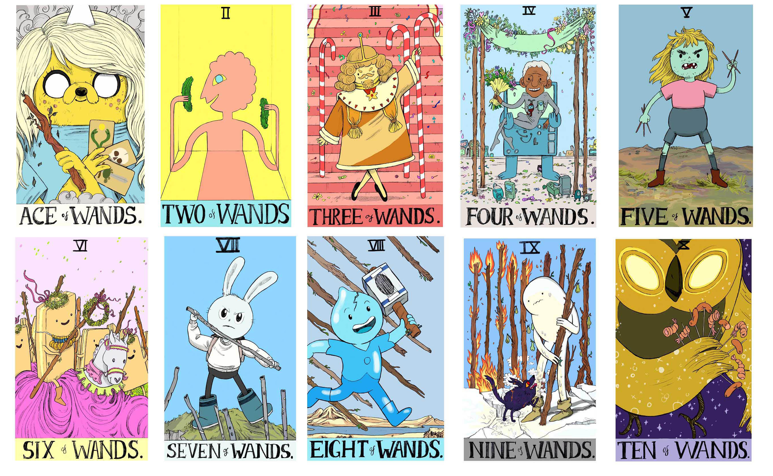 Adventure Time tarot deck by Katherine Hillier - Indiegogo