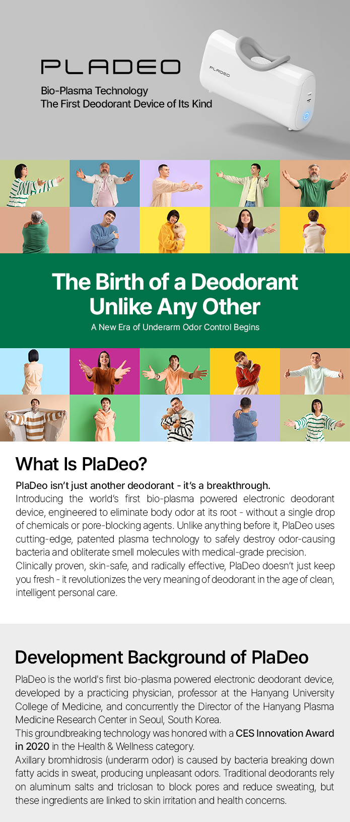 PlaDeo: World’s First Bio-Plasma Deodorant Device by CodeSteri Inc ...