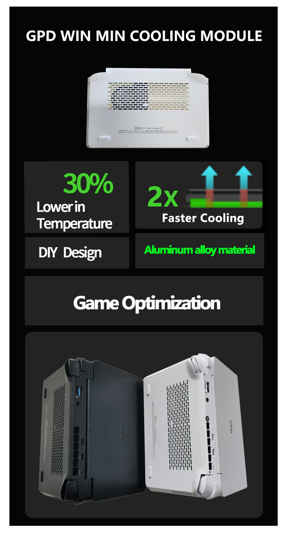 GPD WIN MINI High-Efficiency Cooling Module by Cool Module - Indiegogo