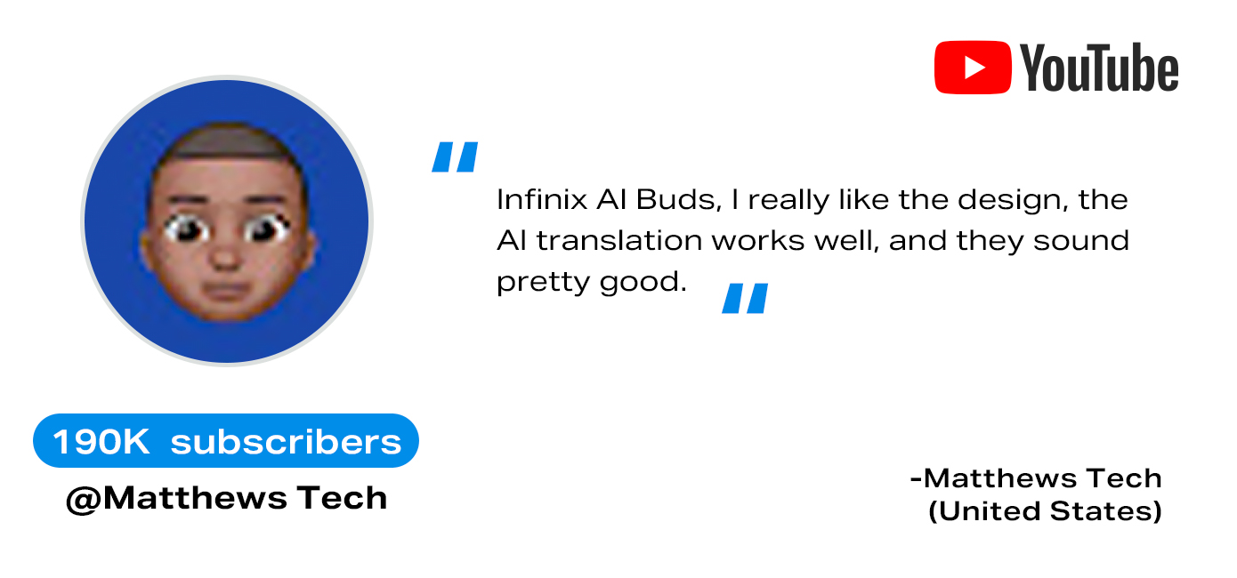 Infinix: Hear the World through AI by Infinix AI BUDS - Indiegogo