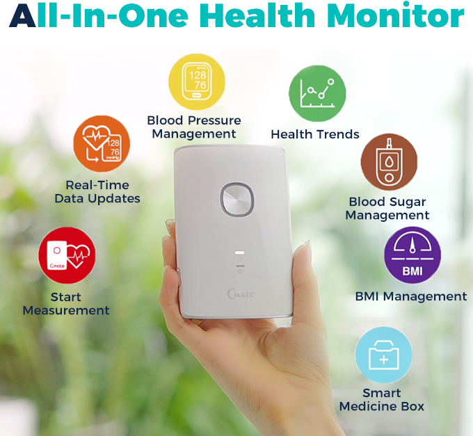 Smarter & More Advanced All-in-One Health Monitor by C mate - Indiegogo