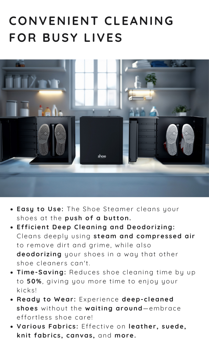 The Shoe Steamer - Transforming Shoe Care Forever! by Faisal Velani ...
