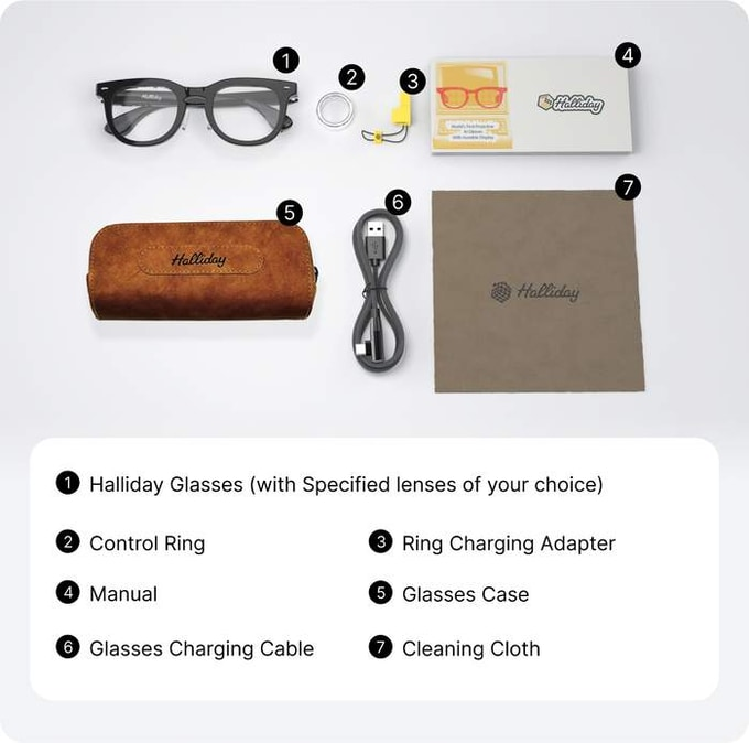 Halliday: Proactive AI Glasses, Invisible Display by Halliday - Indiegogo