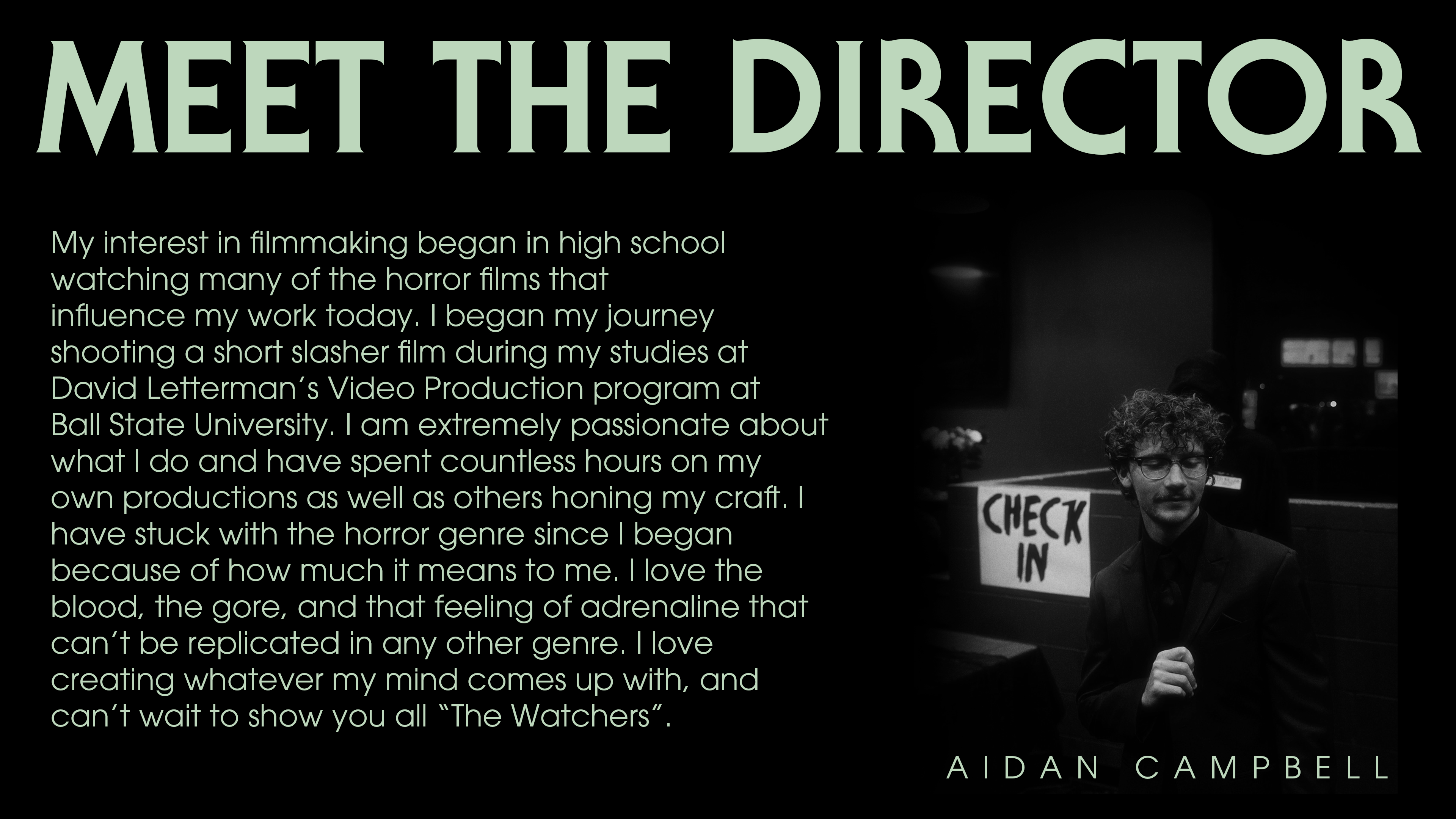The Watchers - Slasher Horror Feature Film by Aidan Campbell - Indiegogo